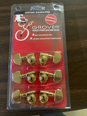 Grover 102G Rotomatic Guitar Tuning Machine Head - Gold | eBay