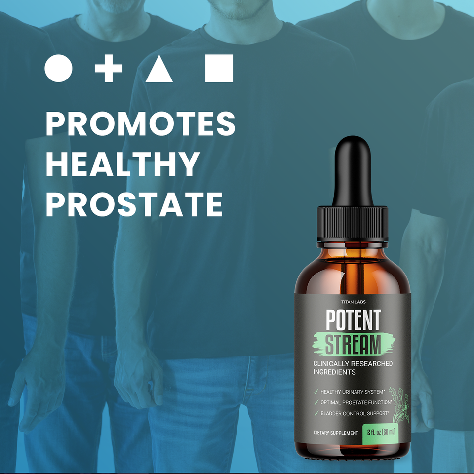 (5 Pack) Potent Stream Drops, Potent Stream Prostate Support Drops (60 ...