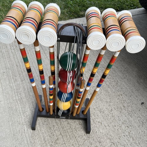 Vintage Forster Croquet 6 Player Set Complete | eBay