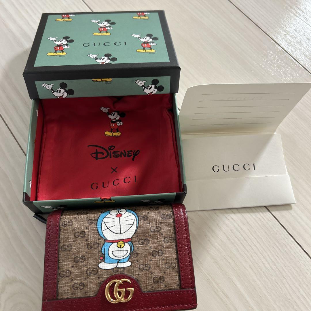 Gucci Doraemon Collaboration Bifold Wallet - Gem