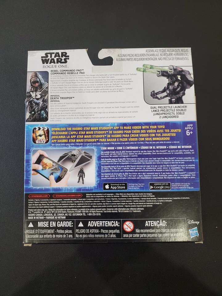 Star Wars - Rebel Commando Pao & Imperial Death Trooper | eBay