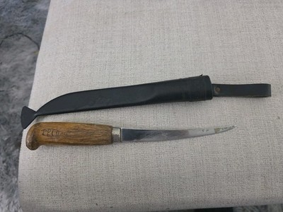Vintage IPCO Fillet-A-Fish Knife & Sheath Hunting & Fishing Made In ...