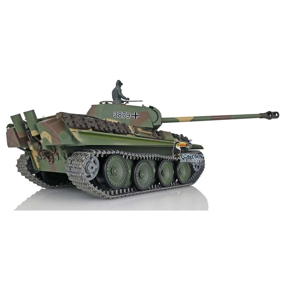 1/16 7.0 Henglong Upgraded German Panther G RTR IR BB RC Tank 3879 360 ...