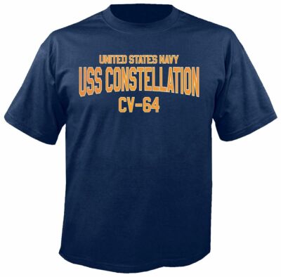 USS Constellation CV-64 T-Shirt US Navy Officially Licensed | eBay