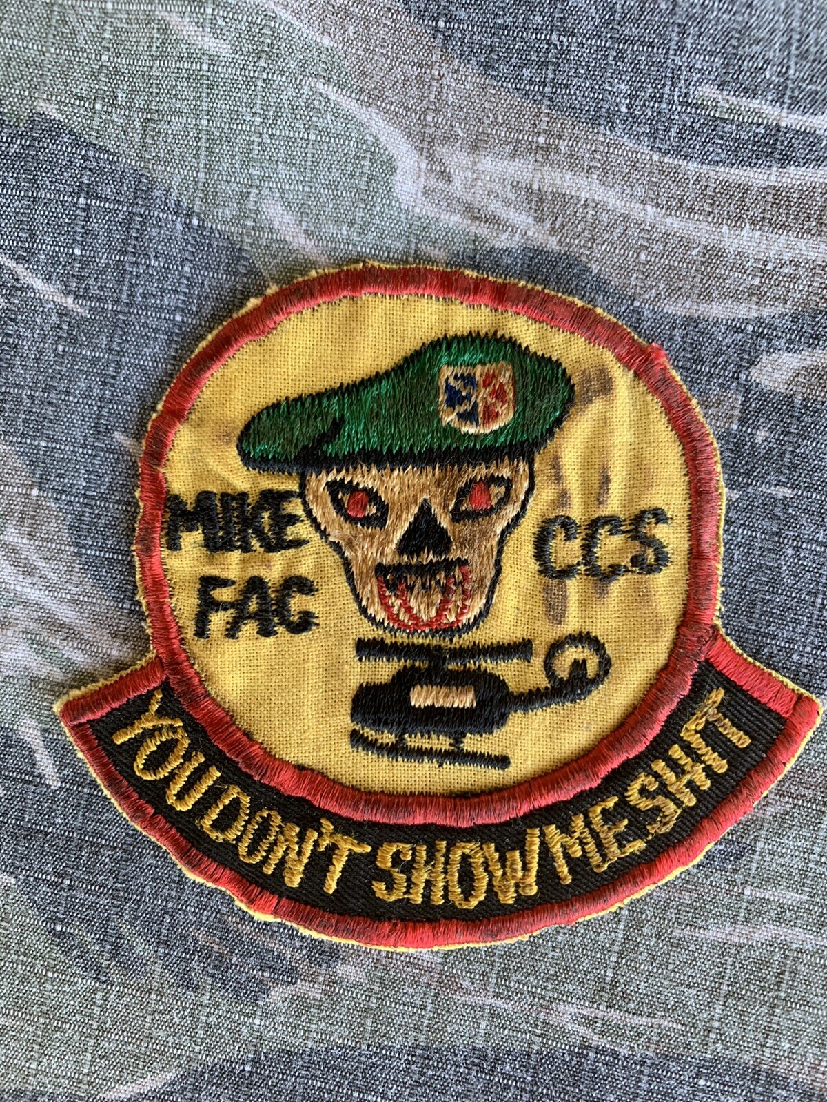 Theater Vietnam Special Forces MACV SOG MIKE FAC CCS MIKE FORCE Patch ...