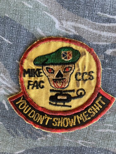 Theater Vietnam Special Forces MACV SOG MIKE FAC CCS MIKE FORCE Patch ...