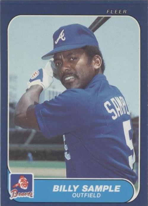 1986 Fleer Update - Billy Sample #U-102 for sale online | eBay