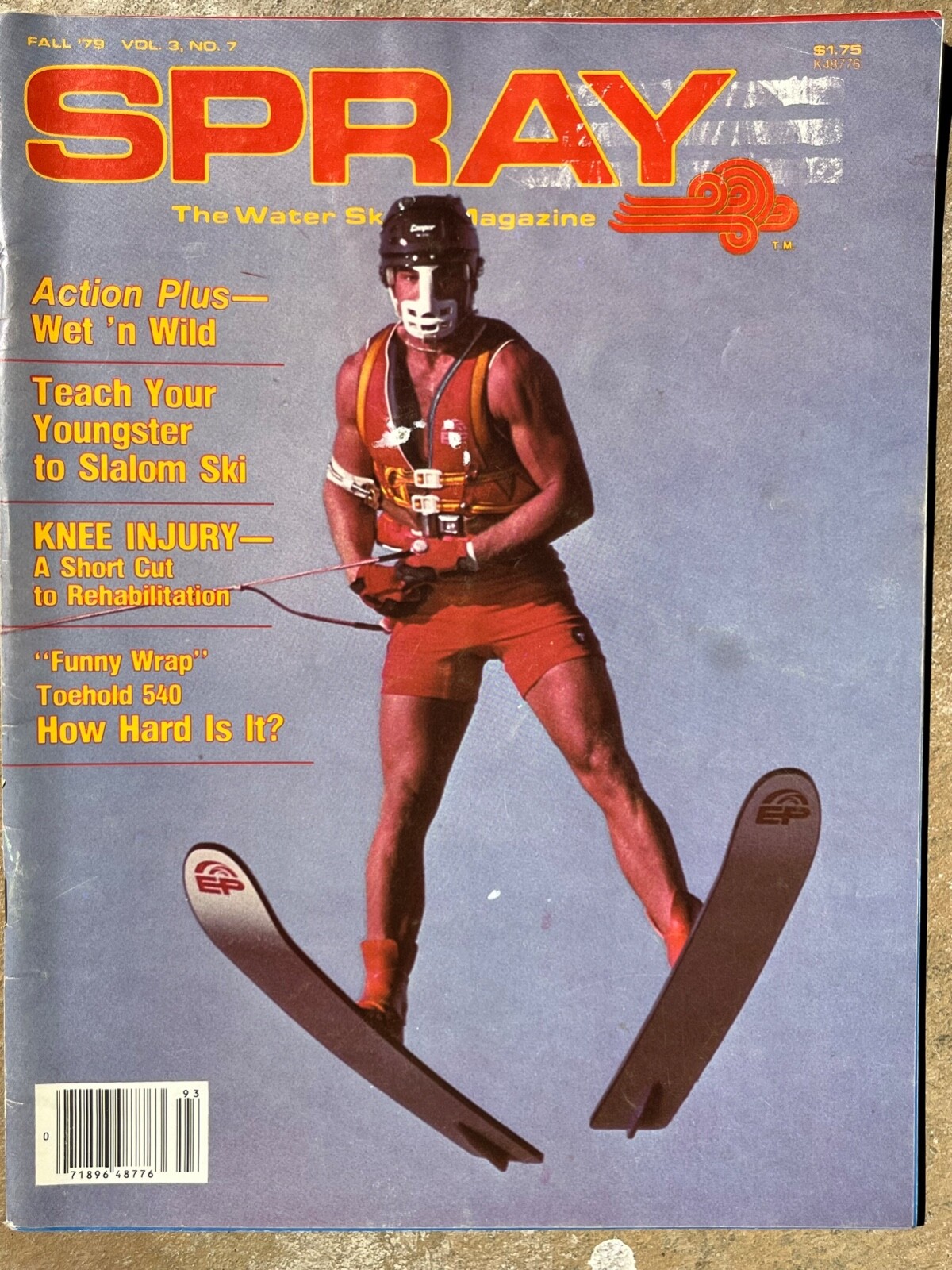 Spray The Water Skiing Magazine Fall 1979 Wet 'n Wild Vintage Water ...