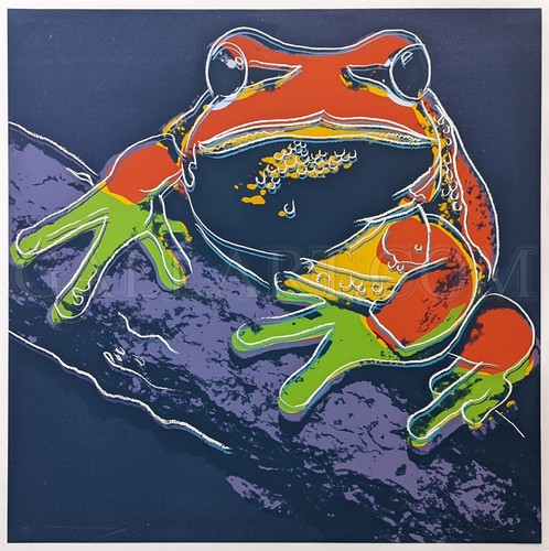 ANDY WARHOL II.294: PINE BARRENS TREE FROG 1983 | HAND SIGNED SCREEN ...