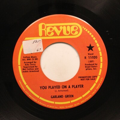 Hear! Northern Soul Promo 45 Garland Green - You Played On A Player / Mr Misery | eBay UK