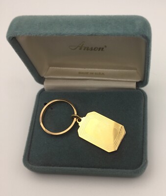 Anson Men Accessories 14k Goldfilled Engravable Key Ring | eBay