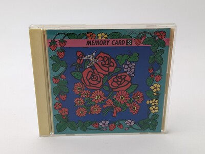 Janome Sewing Memory Card #3 embroidery butterfly flowers clover grapes ...