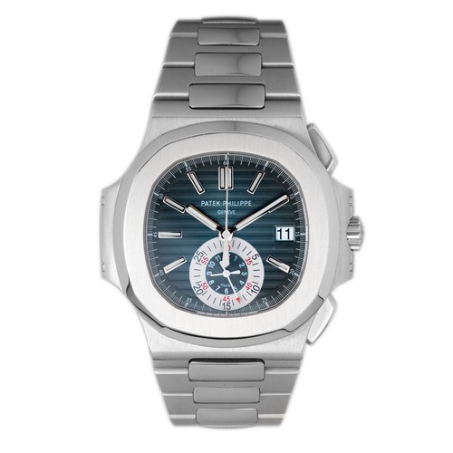 Patek Philippe Nautilus Chronograph Auto Steel Mens Bracelet Watch 5980 ...