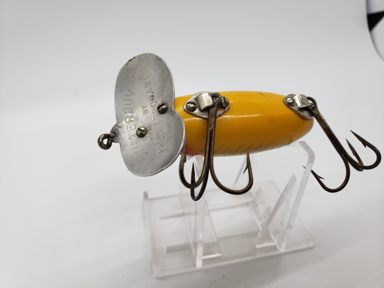 Vintage Fred Arbogast Jitterbug Older Style Hardware 5/8 Ounce Akron ...