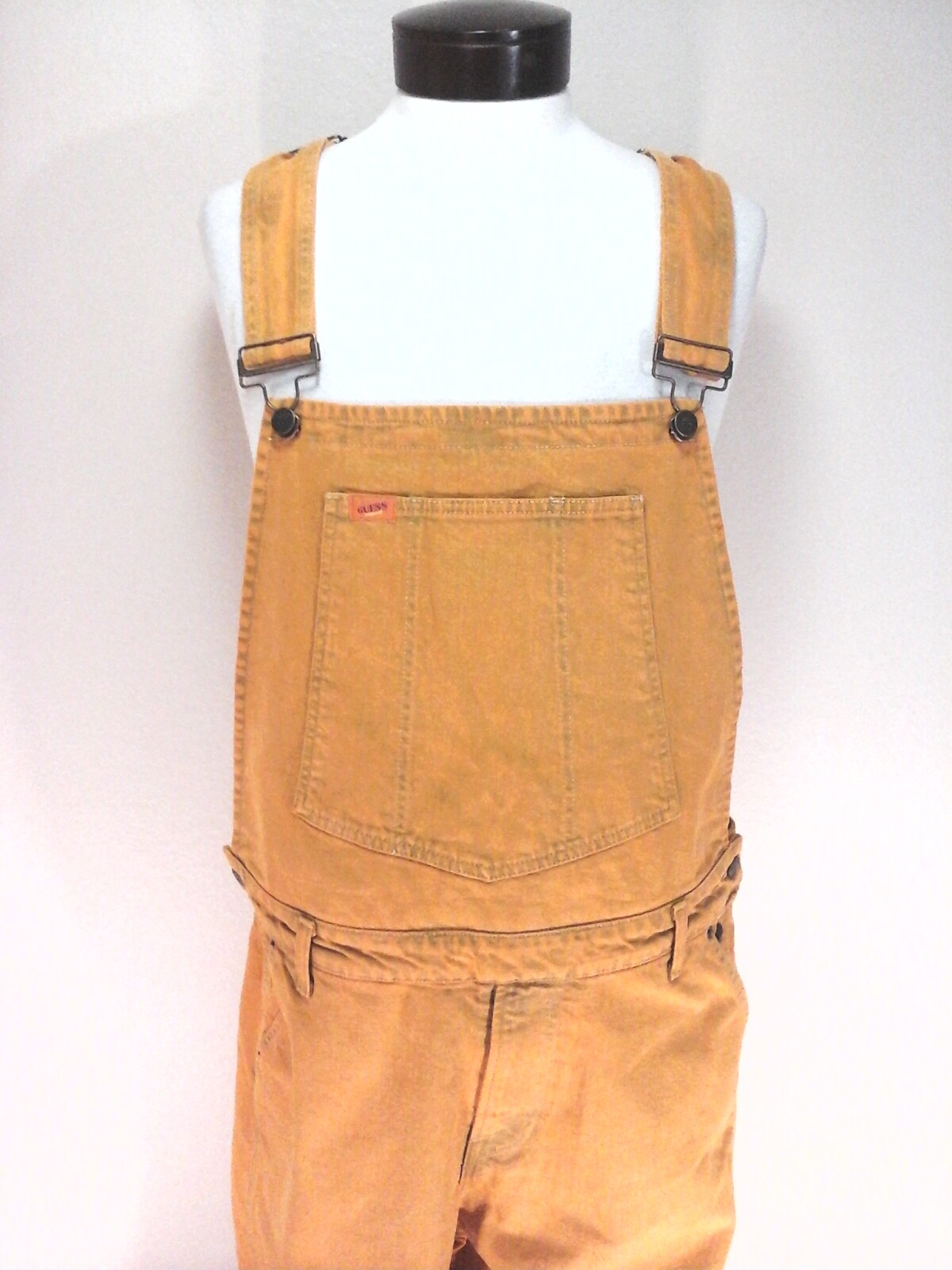 GUESS USA Sean Wotherspoon Denim Overalls Yellow Farm… - Gem