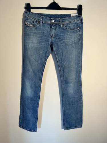 Ladies Diesel Lowky Wash 008IG Blue Stretch Denim Jeans W29 L30 | eBay