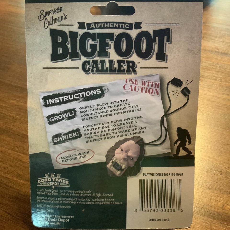 Emerson Calhoun's Bigfoot Caller NEW SEALED RARE | eBay