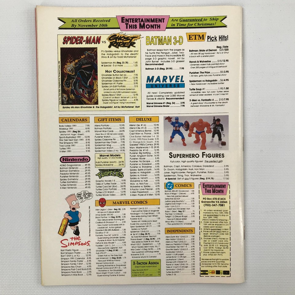 Comics Scene Magazine #16 1990 Newsstand Edition Cover: The Simpsons ...