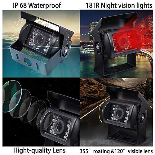 Camecho RC 9V - 35V Car Vehicle Rear View Wireless IR Night Vision ...