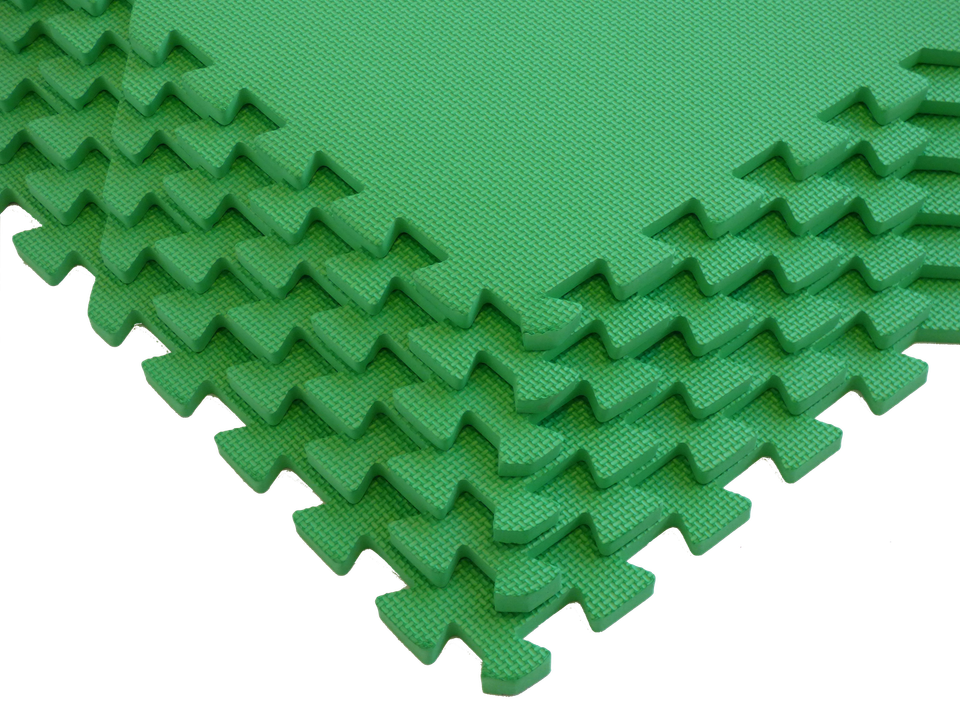 Get Rung 3/8" EVA Soft Square Interlocking Tiles – Anti-Fatigue Gym ...