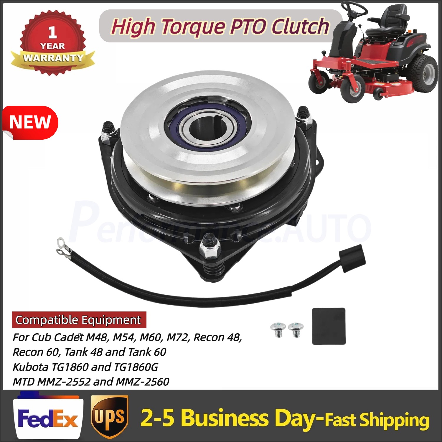 High Torque PTO Clutch 01001979P For Cub Cadet Tank M48 M54 M60 MTD PRO ...