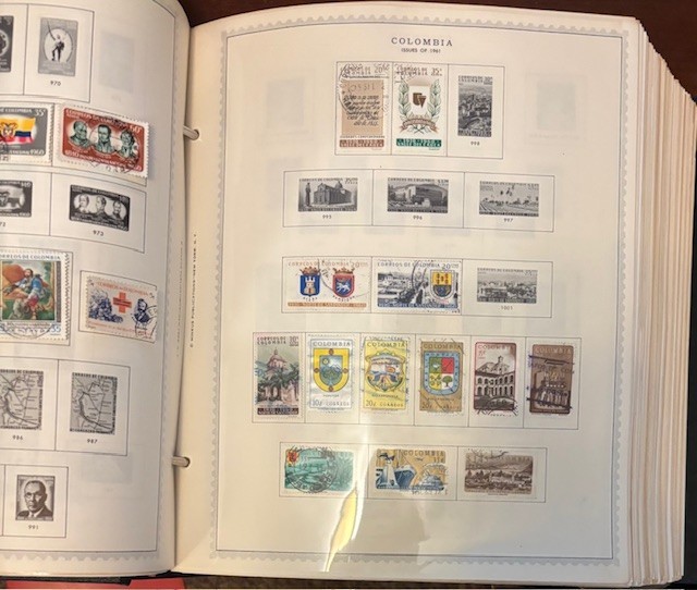 Minkus Supreme Global Stamp Album #4 / Christmas Island to Egypt/~2400 ...