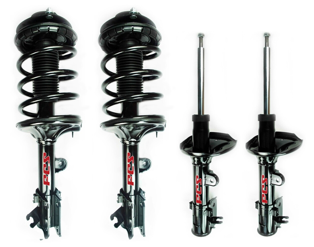 FCS Front & Rear Suspension Struts & Front Coil Springs Kit for Tucson ...