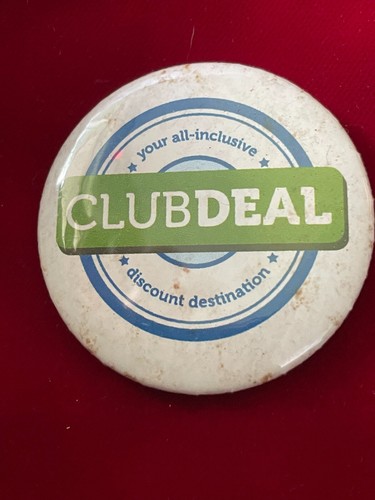 ClubDeal Your All Inclusive Discount Destination Pinback Button 2" | eBay