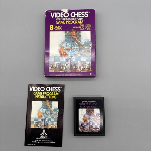 Atari Video Chess Limited Edition. CIB Tested. Vintage Retro Game | eBay