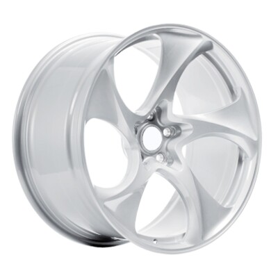 20" 21" HYPER SILVER STYLE FORGED WHEELS RIM FIT PORSCHE 991 911 TURBO ...