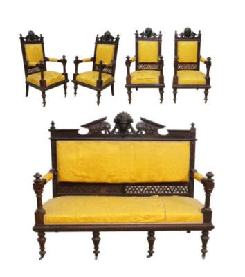 1800-1899 - Antique Victorian Parlor Set
