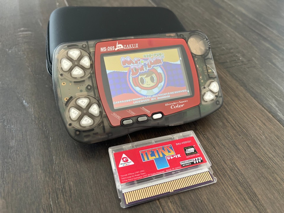 Bandai WonderSwan Color WSC W/ IPS Screen & New Shell & Glass Lens ...