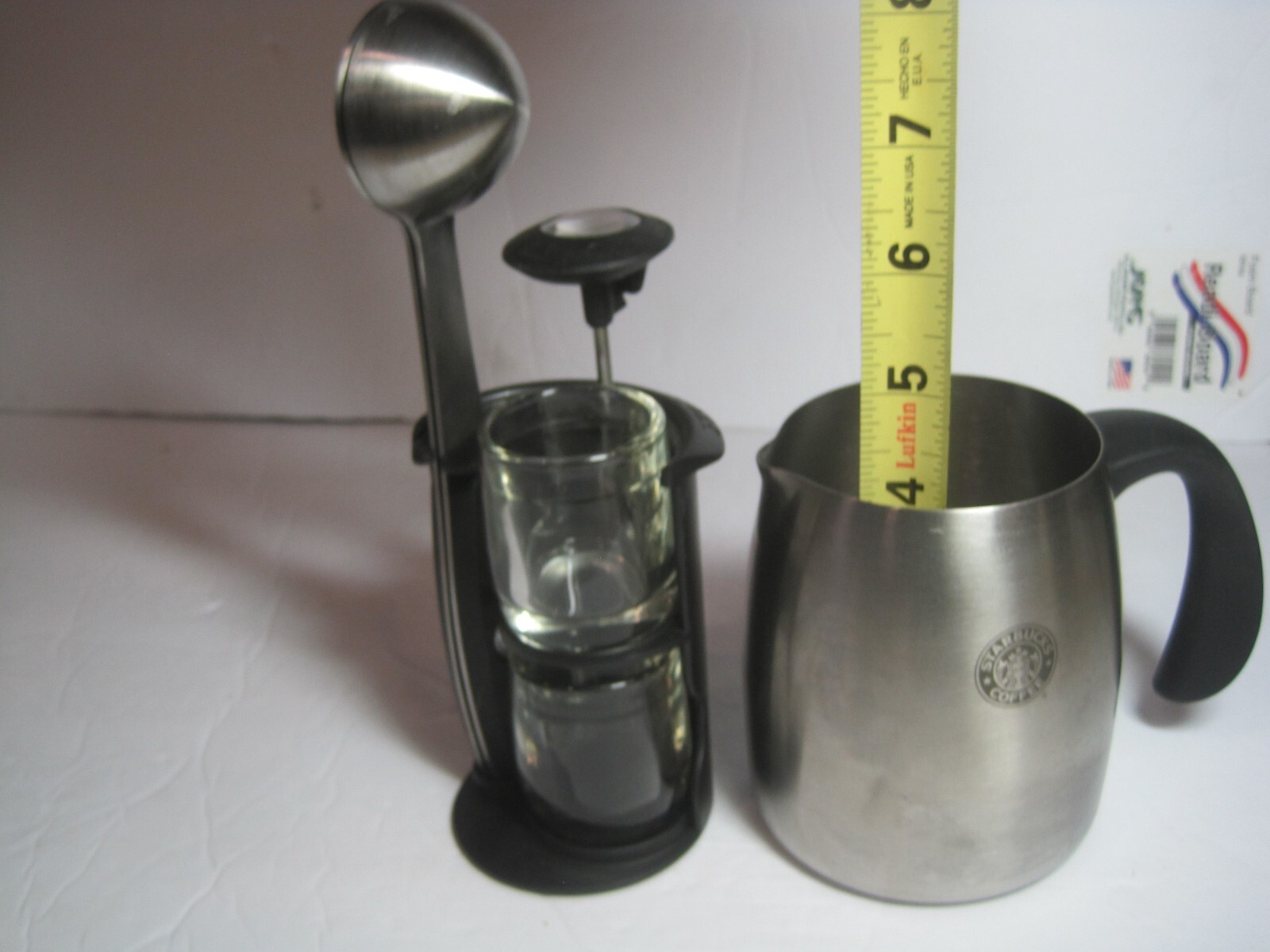 Starbucks Barista Espresso Coffee Set, Pitcher, spoon, thermometer, 2X ...
