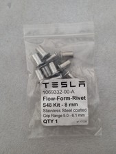 Tesla Flow Form Rivet S18 Kit 8mm 1069329-00-a Stainless Steel for sale ...