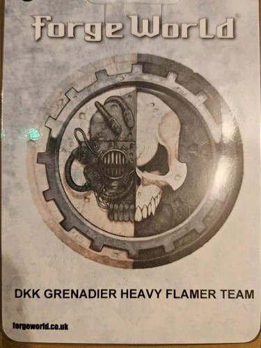 Death Korps of Krieg Grenadier Heavy Flamer Team Forge World 40K | eBay