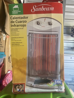 Heater Sunbeam SQH310 Infrared Large Room Electric Tower Quartz 1500W ...