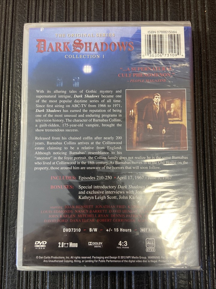 The Dark Shadows - Dark Shadows Collection 01 [New DVD] 30306731094 | eBay