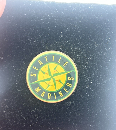 SEATTLE MARINERS ROUND COMPASS LOGO Lapel Pin MLB Baseball Fan | eBay
