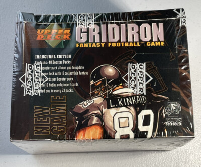 Gridiron Fantasy Football Booster Box Inaugural Edition *Sealed* Upper ...