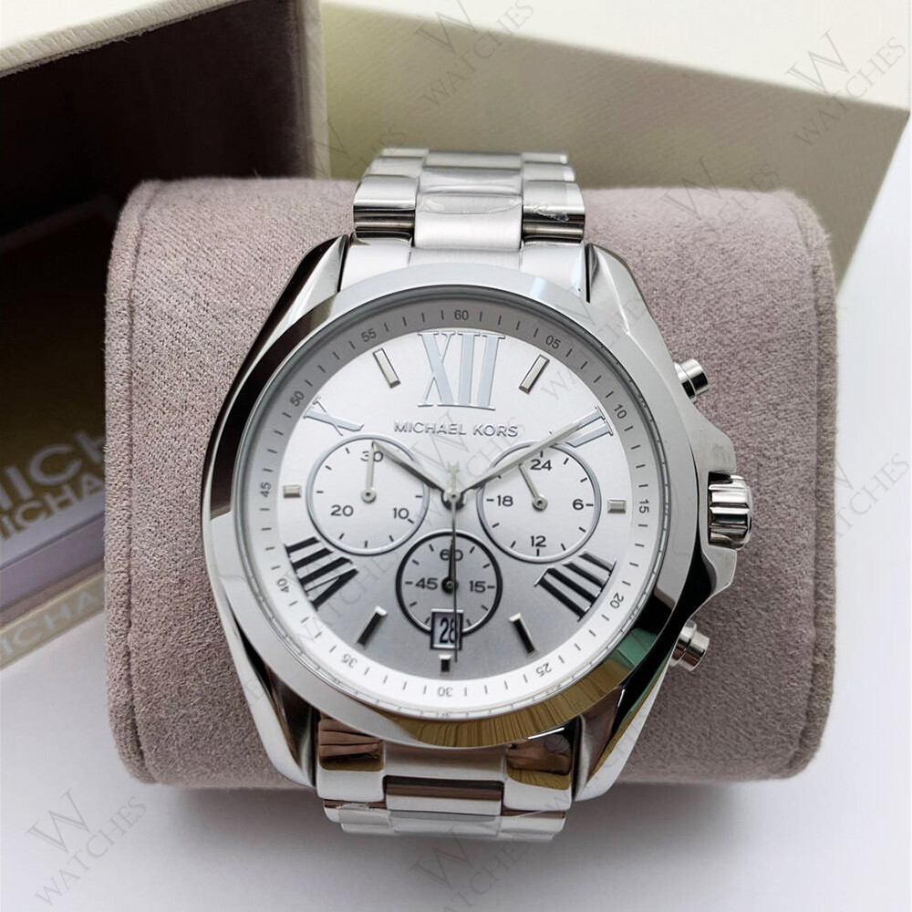 Michael Kors Bradshaw Silver Women's Watch - MK5535 for sale online | eBay