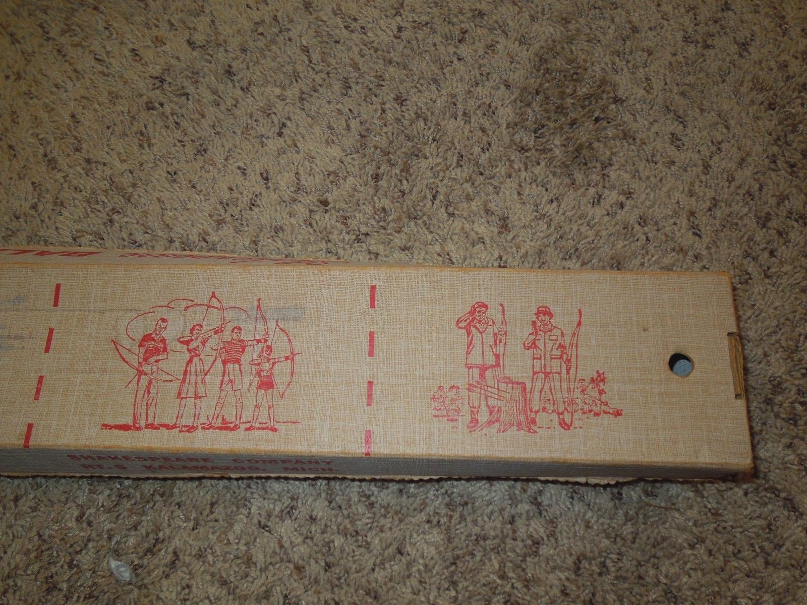 Shakespeare Balanced Recurve Bow Archery Set Box Only 52" Long | eBay