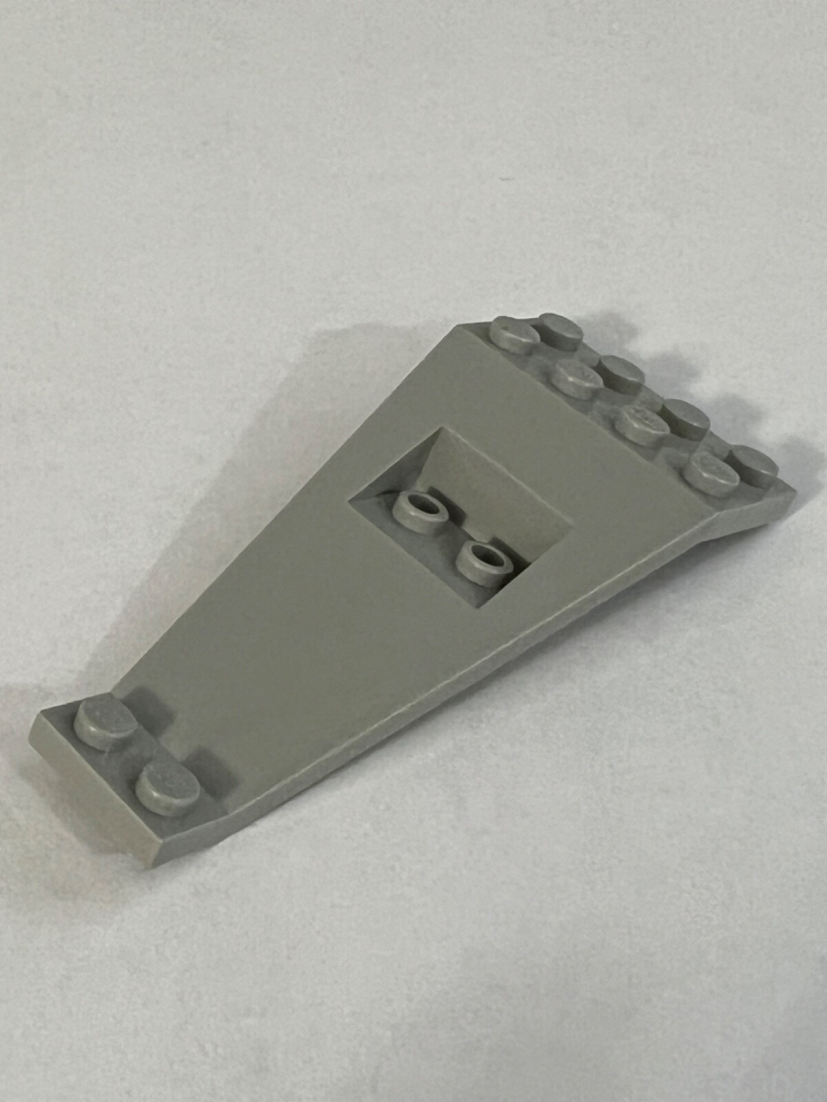 LEGO Part 30119 (1pc) Wing Plate Bi-level 8x4 & 2x3 1/3 Down Light Gray ...