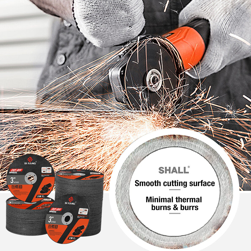 10PCS 3 inch Cut Off Wheel Metal Cutting Discs with 1/4" Mandrel for ...