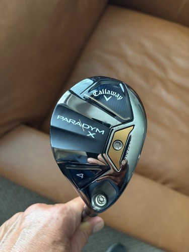 Callaway Paradigm X 4 hybrid Regular Flex Graphite with head cover | eBay