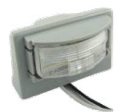 UBLights MTLP2002 - ABS Gray License Light Assembly w/Pigtail - 1EA | eBay