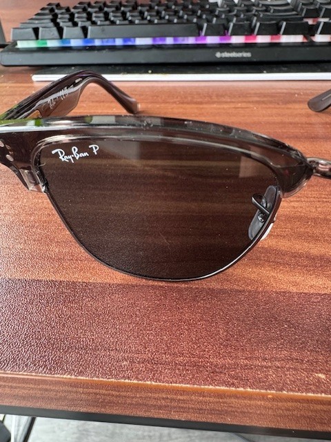 Ray Ban Polarized Clubmaster Reverse Sunglasses | eBay