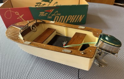 K&O 1956 Mercury Mark 55-E Thunderbolt Motor PLUS Fleet Line DOLPHIN ...