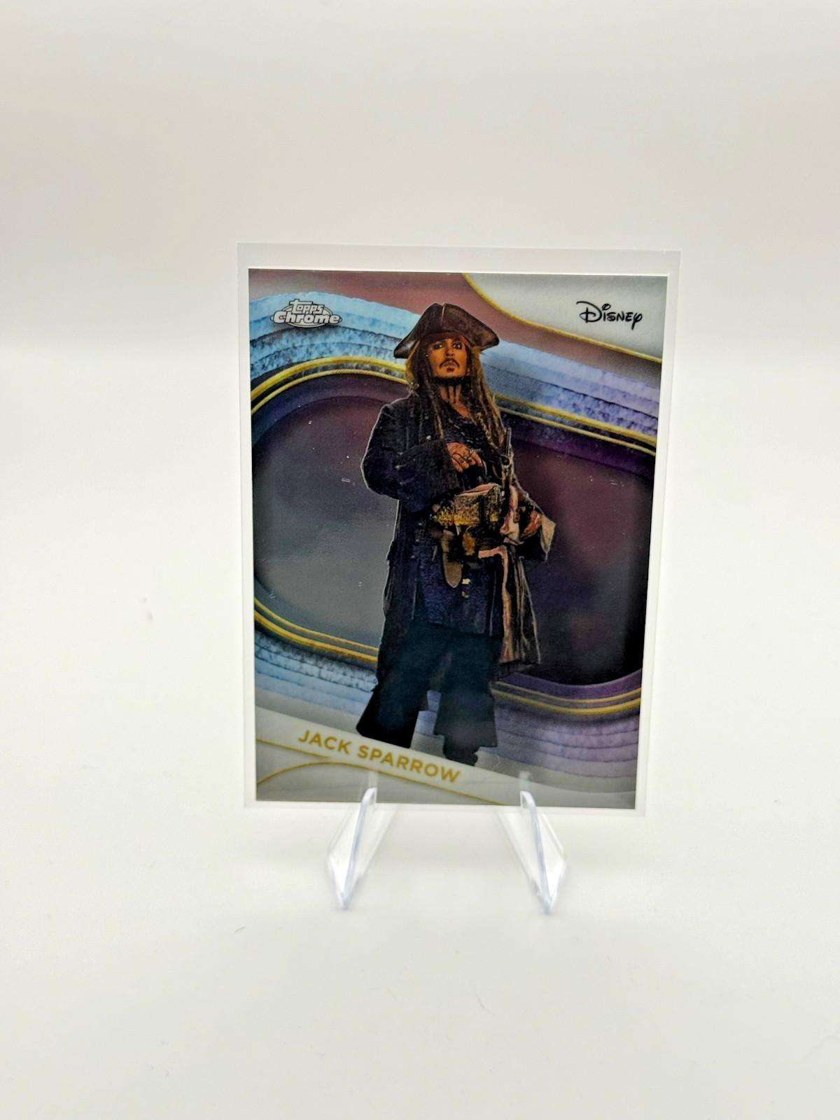 Jack Sparrow 2025 Topps Chrome Disney #3 Mickey Mouse Logo Refractor ...
