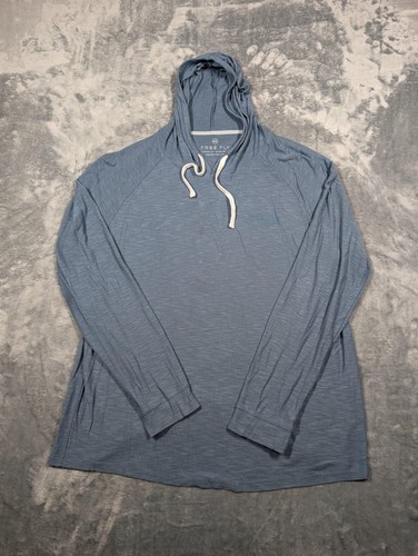 Free Fly Pullover Hoodie Mens 2XL Blue Bamboo Blend Long Sleeve ...