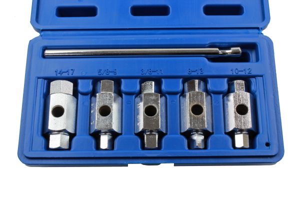 US PRO 6pc Drain Sump Plug Key Set Double Ended Hex Square Drive Bergen ...